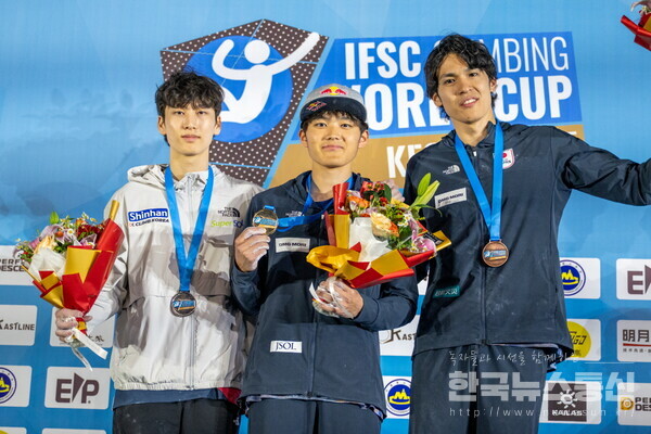 스포츠클라이밍 국가대표 이도현, 'IFSC 월드컵'서 시즌 첫 은메달 획득!